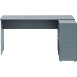 Schildmeyer Regal-Schreibtisch &raquo;Serie 500, Schreibtisch, Made in Germany, B: 150 cm&laquo; Solide Verarbeitung - Dieses Produkt ist in Deutschland gefertigt blau B/H/T: