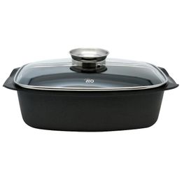 ELO Br&auml;ter &raquo;Alucast&laquo; 1 Br&auml;ter mit Glasdeckel, 1 Stk. tlg. Aluminiumguss schwarz 4,6 l + H&ouml;he 10,5cm