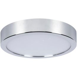 Paulmann LED Deckenleuchte &raquo;Aviar&laquo; 1 Stk. Tageslichtwei&szlig; grau 1, &Oslash; 22cm H: 6,2cm, 1 Stk.