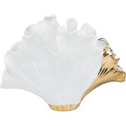 KARE Tischvase &raquo;Vase Ginkgo Elegance&laquo; gold B/H/T: 45cm x 32cm x 15cm