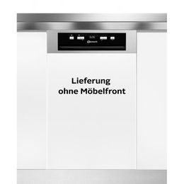 Bauknecht teilintegrierbarer Geschirrsp&uuml;ler &raquo;BK4PC11BS7A0&laquo; 11 Ma&szlig;gedecke Doppelter Komfort &ndash; mit Besteckschublade und zus&auml;tzlichem Besteckkorb silber 
