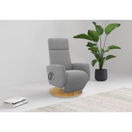 OTTO home TV-Sessel &raquo;Rochelle, inkl. Kopfteilverstellung & 360&deg; Drehfunktion&laquo; 1 Stk. tlg. TV-Sessel mit Drehfunktion 360 Grad grau 100% Polyester 