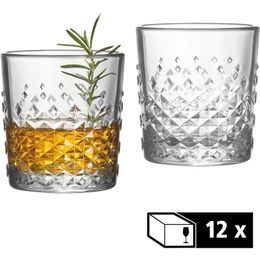 Libbey Gl&auml;ser-Set &raquo;Rocks Glas -OCULAR-, 236 ml, &Oslash; 8 cm, H: 9 cm, 12er Set&laquo; hochwertig verarbeitet, im modernen Design transparent Glas &Oslash; 8cm x 9cm, 