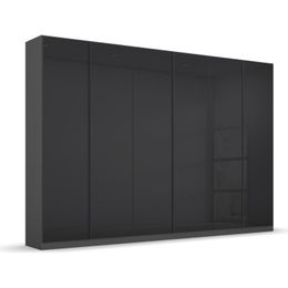 Rauch Dreht&uuml;renschrank &raquo;Monostar&laquo; mit Glasfront sowie umfangreicher Innenausstattung grau Holzwerkstoff B/H/T: 271cm x 210cm x 54cm