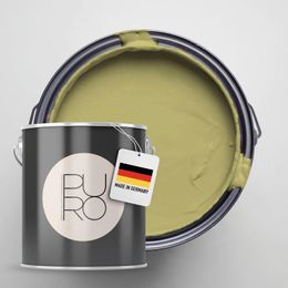 A.S. Cr&eacute;ation Wandfarbe &raquo;Premium Innenwandfarbe PURO Tuchmatt gentle lime&laquo; ideal f&uuml;r Wohnzimmer, Schlafzimmer, Flur und K&uuml;che, Farbwelt Gr&uuml;n gr&uuml;n 5 l 5ml