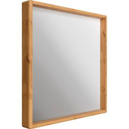 OTTO home Spiegel &raquo;Livana&laquo; FSC zertifiziertes Massivholz beige Massivholz B/H/T: 80cm x 80cm x 8cm