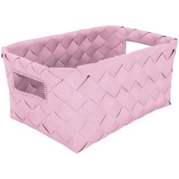 Kleine Wolke Allzweckkorb &raquo;Aspera&laquo; rosa Polypropylen 1 Stk., B/H/T: 12cm x 28cm x 18,5cm