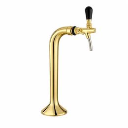 ich-zapfe Schanks&auml;ule goldfarben 1-leitig, elegant, "Topp-Qualit&auml;t!" (Paketpreis)