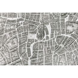 ARCHITECTS PAPER Fototapete &raquo;Atelier 47 Ancient City View 3&laquo; Stadt glatt Vlies, Wand, Schr&auml;ge, Decke gr&uuml;n Vlies B/L: 4m x 2,7m