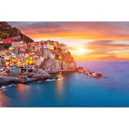 papermoon Fototapete &raquo;Manarola, Cinque Terre Coast&laquo; glatt bunt Vlies B/L: 1,5m x 1,11m, Bahnen: 7 Stk.