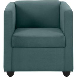 LOOKS by Wolfgang Joop Sessel &raquo;LooksI&laquo; in vielen frischen Farben blau Cord (92% Polyester, 8% Polyacryl);Luxus_Microfaser mit Druck (100% Polyester);