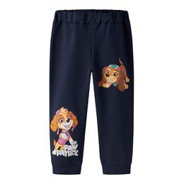 name it Hose 'Paw Patrol' M&auml;dchen Gr&ouml;&szlig;e 110 nachtblau / braun / petrol / hellpink