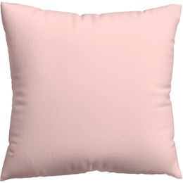 Schlafgut Kissenbezug &raquo;Premium Kissenbezug Knitted Jersey (1 St)&laquo; Ton-in-Ton Rei&szlig;verschluss, Bio-Baumwolle mit Elasthan, Uni, OEKO Tex lila Jersey, Obermaterial