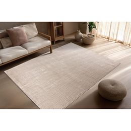 Kayoom Teppich &raquo;Bandito 125&laquo; rechteckig 11 mm H&ouml;he Kurzflor, Wohnzimmer Polyester B : 160cm 1 Stk., 11mm, L: 230cm