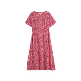 Seasalt Cornwall Kleid 'Tilly Damen Gr&ouml;&szlig;e 46 dunkelpink / wei&szlig; Sommerkleid