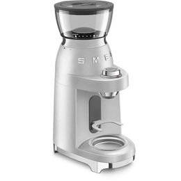 Smeg Kaffeem&uuml;hle &raquo;CGF02SSEU&laquo; 150 W Kegelmahlwerk 240 gBohnenbeh&auml;lter schwarz Einheitsgr&ouml;&szlig;e