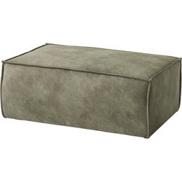 OTTO home Hocker &raquo;SHERWOOD Vintage Lederoptik Polsterhocker&laquo; passend zur Polster-Serie SHERWOOD gr&uuml;n 100% Polyester B/H/T: 102cm x 42cm x 69cm, 