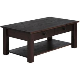 OTTO home Couchtisch &raquo;Chicago&laquo; Couchtisch, Sofatisch, OTTOs Choice, in zwei Gr&ouml;&szlig;en, Landhausstil, zus&auml;tzlicher Stauraum braun B/H/T: 100cm x 40cm x 