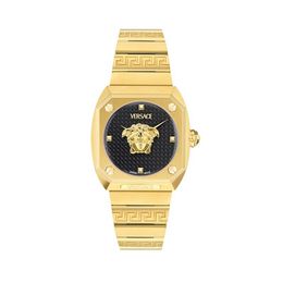 Versace Damen Quarzuhr &raquo;MEDUSA ANTARES&laquo; Armbanduhr, Damenuhr, Swiss Made, Edelstahlarmband, analog Einheitsgr&ouml;&szlig;e