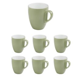 APS Tasse &raquo;SNUG&laquo; &Oslash; 8,5 cm, H: 10 cm, 330 ml, Porzellan, Griff: 3 cm Porzellan &Oslash; 8,5cm x 10cm, 6