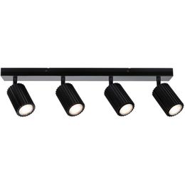 Paulmann Deckenspots &raquo;Lirena Schwarz 230V Metall&laquo; GU10 Dimmbar schwarz 4, H: 8,6cm