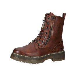 Mustang Lace-Up Ankle Boots female size 42 Chestnut brown
