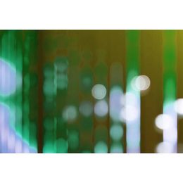 Livingwalls living walls Fototapete &raquo;Walls by Patel Big City Lights 2&laquo; glatt Vlies, Wand, Schr&auml;ge gelb Vlies B/L: 4m x 2,7m