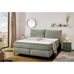 Jockenh&ouml;fer Boxspringbett &raquo;Hacienda, Breite 180cm,erh&auml;ltlich in verschiedenen Farben&laquo; 7-Zonen-TTFK-Matratze, KS-Topper, verschiedene H&auml;rtegrade w&auml;hlbar Bezug Bett