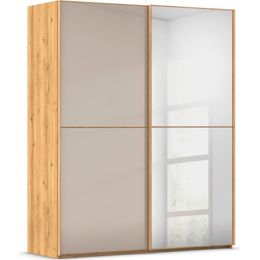 Rauch Schwebet&uuml;renschrank &raquo;Kleiderschrank Schrank Garderobe Schlafzimmerschrank SCALE-DUO&laquo; edle zweigeteilte T&uuml;ren Spiegel/Glas-Mix 3 Zierleisten MADE
