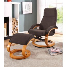 OTTO home Relaxsessel &raquo;mit Hocker PARIS Microfaser - OTTO. Verl&auml;ssliche Qualit&auml;t.&laquo; Set, bestehend aus Sessel und Hocker, 2 Stk. tlg. Relaxfunktion, 