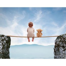 papermoon Fototapete &raquo;Baby Games&laquo; glatt bunt Vlies B/L: 5m x 2,8m, Bahnen: 10 Stk.