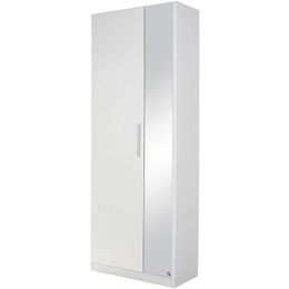 Rauch Garderobenschrank &raquo;Garderobe Dreht&uuml;renschrank Kleiderschrank Schrank Mehrzweck MINOSA&laquo; mit Spiegel, Breite 69 cm, ausziehbare Kleiderstange MADE