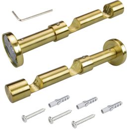Liedeco Doppeltr&auml;ger f&uuml;r Gardinenstangen &Oslash; 16 mm gold &Oslash; 1,6cm