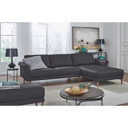 Creation BY ROLF BENZ Ecksofa &raquo;CR.450, Designecksofa, Polsterecke, L-Form, 282/178 cm (B/T)&laquo; abgerundete Armlehne Schnecke, modern Landhaus, Leder 
