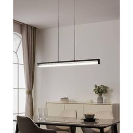 Eglo H&auml;ngeleuchte &raquo;CARDITO 1&laquo; LED-Board 1 Stk. warmwei&szlig; - kaltwei&szlig; H&auml;ngeleuchte, LED tauschbar, CCT schwarz 6, H: 110cm, 1 Stk.