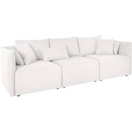 OTTO home 3-Sitzer &raquo;N&ouml;re&laquo; 3 Teile, in vielen Bezugsqualit&auml;ten und Farben s. auch "N&ouml;re" beige Struktur fein (100% Polyester) B/H/T: 262cm x 86cm x 