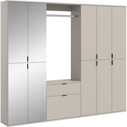 Home Affaire Garderoben-Set &raquo;TRONDHEIM, 6-teilig, Breite 213cm, individuell platzier- & erweiterbar&laquo; Set, bestehend aus: 3x Garderobenschrank & 3-tlgs
