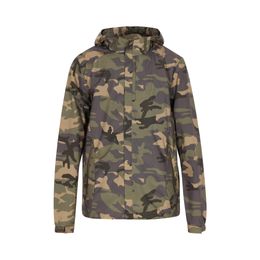 TUFFSKULL Jacke Herren Gr&ouml;&szlig;e S beige / braun / oliv Sommerjacke