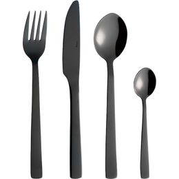 aida RAW Besteck-Set &raquo;RAW&laquo; PVD-beschichtet schwarz Edelstahl 16 Stk.