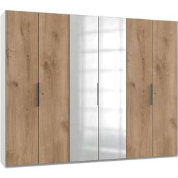 wimex Kleiderschrank &raquo;Level by fresh to go&laquo; mit Spiegelt&uuml;ren wei&szlig; B/H/T: 300cm x 236cm x 58cm, T&uuml;ren: 6 Stk.