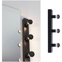 Paulmann Spiegelleuchte &raquo;Spiegelleuchte IP44 E14 230V dimmbar&laquo; E14 1 Stk. Ein-/Ausschalter schwarz 3, H: 7,5cm, 1 Stk.