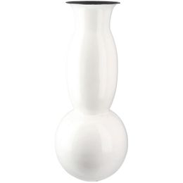 Gilde Tischvase &raquo;Vase Neo wei&szlig; H.42,5 cm&laquo; wei&szlig; Eisen B/H/T: 17cm x 42,5cm x 17cm &Oslash; 17cm