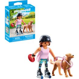 Playmobil Konstruktions-Spielset &raquo;Inlinerin mit Retriever (71739), My Life&laquo; bunt Einheitsgr&ouml;&szlig;e Konstruktions-Spielset
