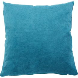 G&ouml;zze Dekokissen &raquo;Muri&laquo; in vielen Unifarben blau Obermaterial: 100% Polyester B/L: 60cm x 60cm, 2 Stk.