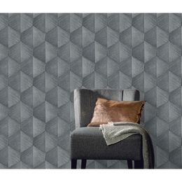 Fashion for walls Vliestapete &raquo;Prisma&laquo; 3D-Optik gepr&auml;gt Phthalate frei grau B/L: 0,53m x 10,05m, Rollen: 1