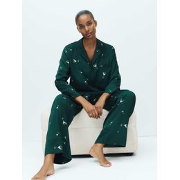 Marks & Spencer Marks & Spencer Pyjama Damen Gr&ouml;&szlig;e XL jade / offwhite Sommerkleid