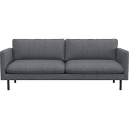FLEXLUX 3,5-Sitzer &raquo;Bolzano, Megasofa, aktuelles Design,&laquo; sehr bequem durch Kaltschaum, im Sitz, lose Sitz -& R&uuml;ckenkissen blau 62% Polyester, 17% 