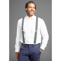 MAN'S WORLD Man's World Herren Hosentr&auml;ger in klassischer X-Form & bequemer Breite & extra L&auml;nge - NEW blau Einheitsgr&ouml;&szlig;e