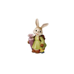 Goebel Osterhase &raquo;Hasenm&auml;dchen erster Schultag&laquo; Steingut B/H/T: 6,5cm x 12cm x 7,5cm