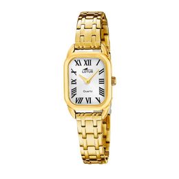Lotus Damen Quarzuhr &raquo;2Gether&laquo; Armbanduhr, Damenuhr, Edelstahlarmband, Ideal auch als Geschenk gold Einheitsgr&ouml;&szlig;e